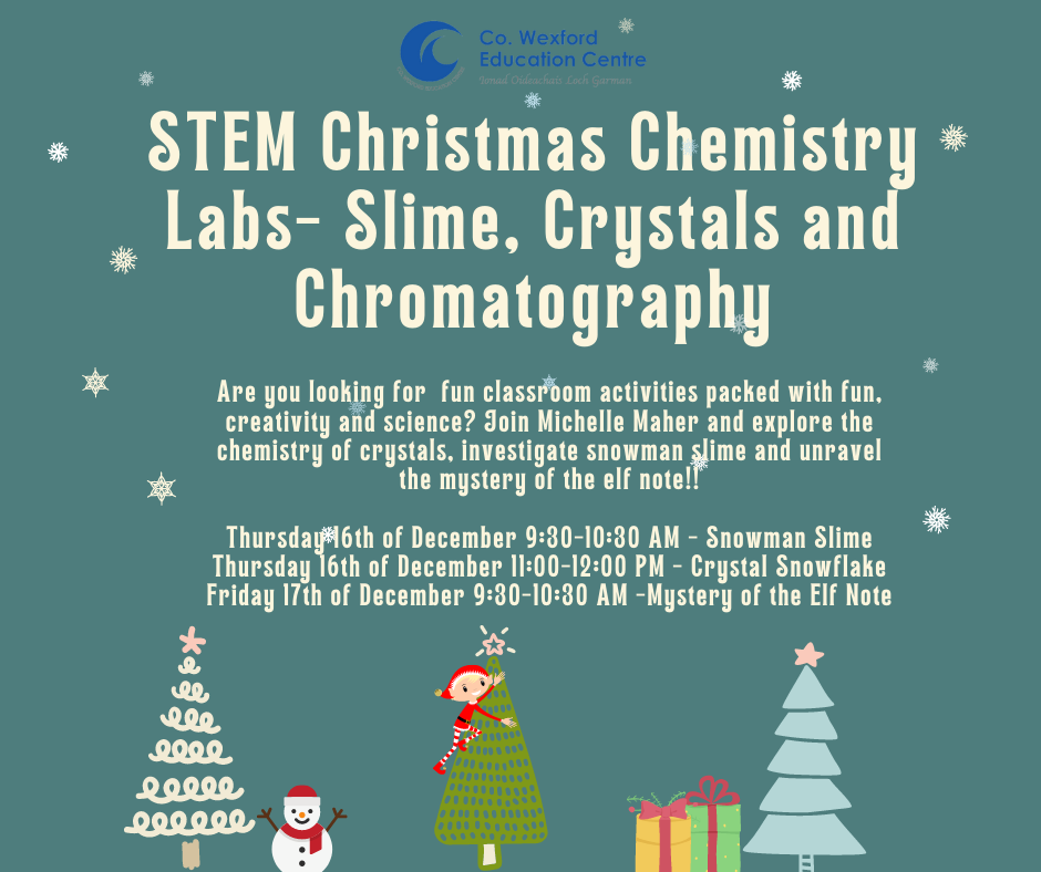 LIVE IN CLASS WEBINAR- STEM Christmas Chemistry Labs- Slime, Crystals ...
