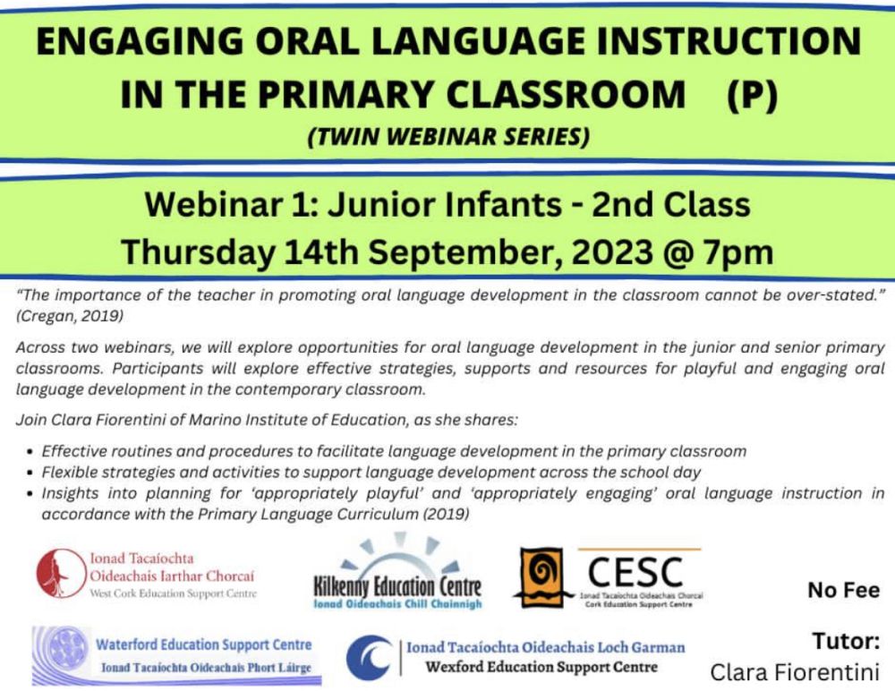 Engaging Oral Language Instruction in the Primary Classroom: Junior ...