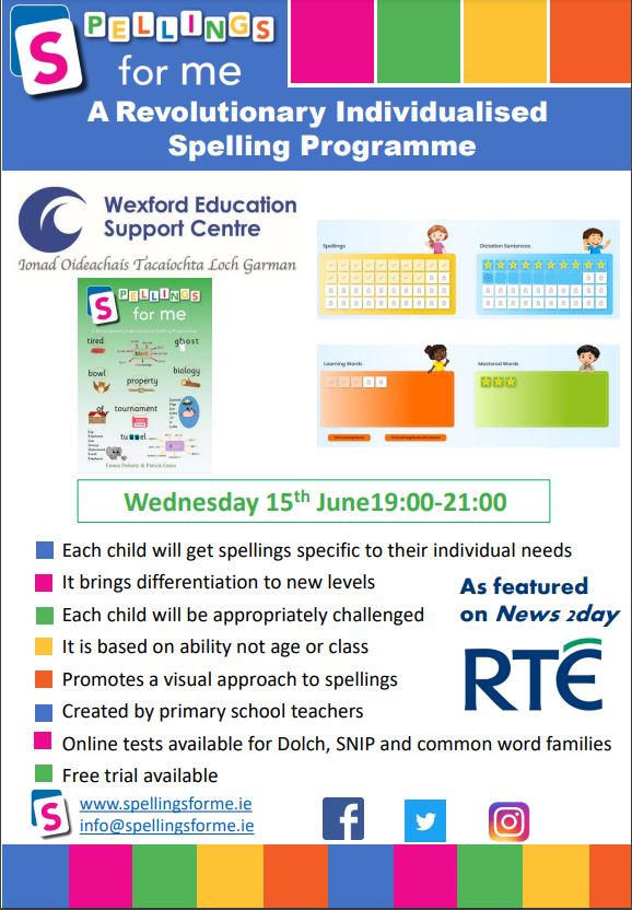 Spellings For Me - A Revolutionary Individualised Spelling Programme ...