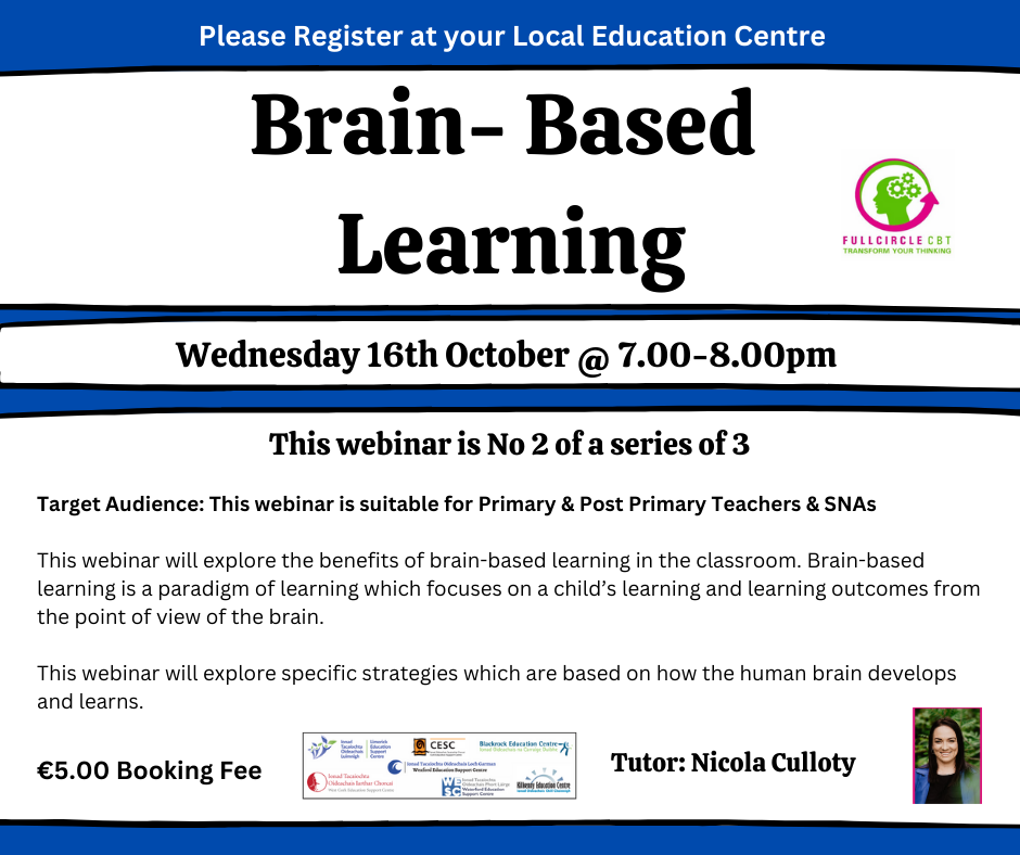Brain-Based Learning-Primary - Welcome to Wexford Education Centre, Ireland