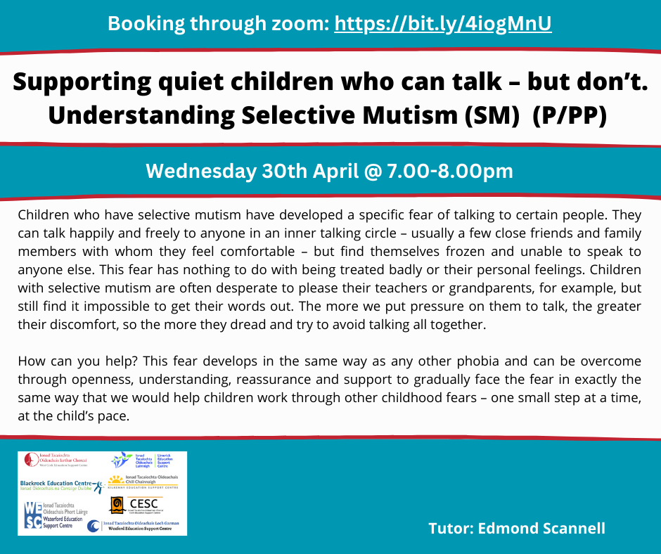 Supporting Quiet Children Who Can Talk – But Don’t. Understanding ...