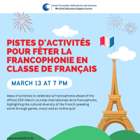 Pistes d'Activités Pour Fêter la Francophonie en Classe de Français ...