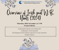 Overview of Irish poet W.B. Yeats (2024)-Video Conferencing Seimineár ...
